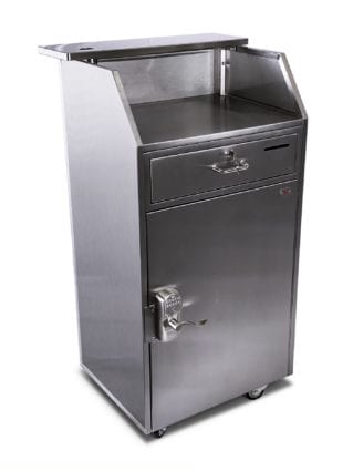 Stainless Steel Transaction Counter - The Valet Spot